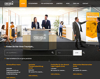 Conceptas mit Online Relaunch - Conceptas - Ihr Personaldienstleister
